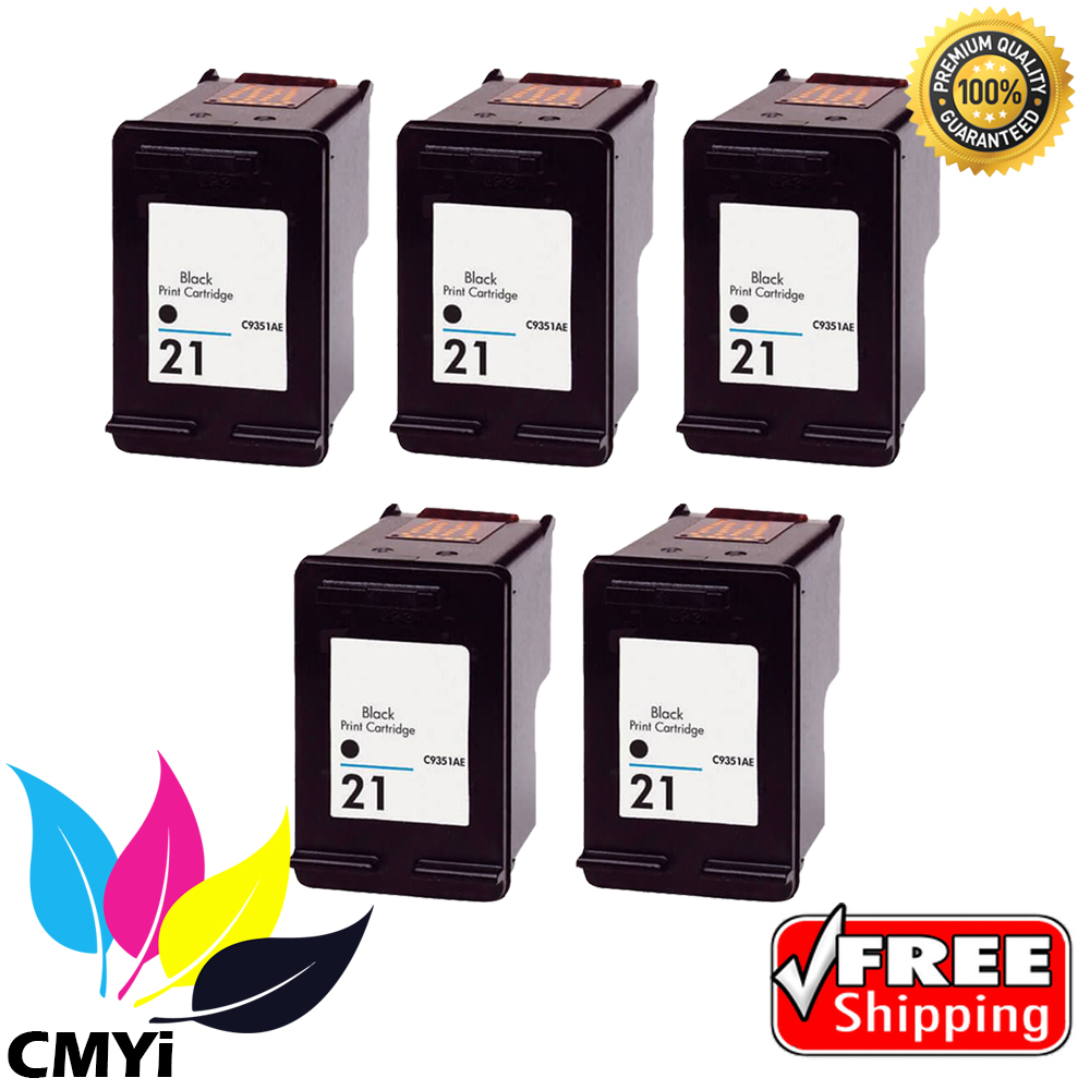 Replacement for HP 21 22 Black Tri-Color Ink Cartridges Combo Pack ...