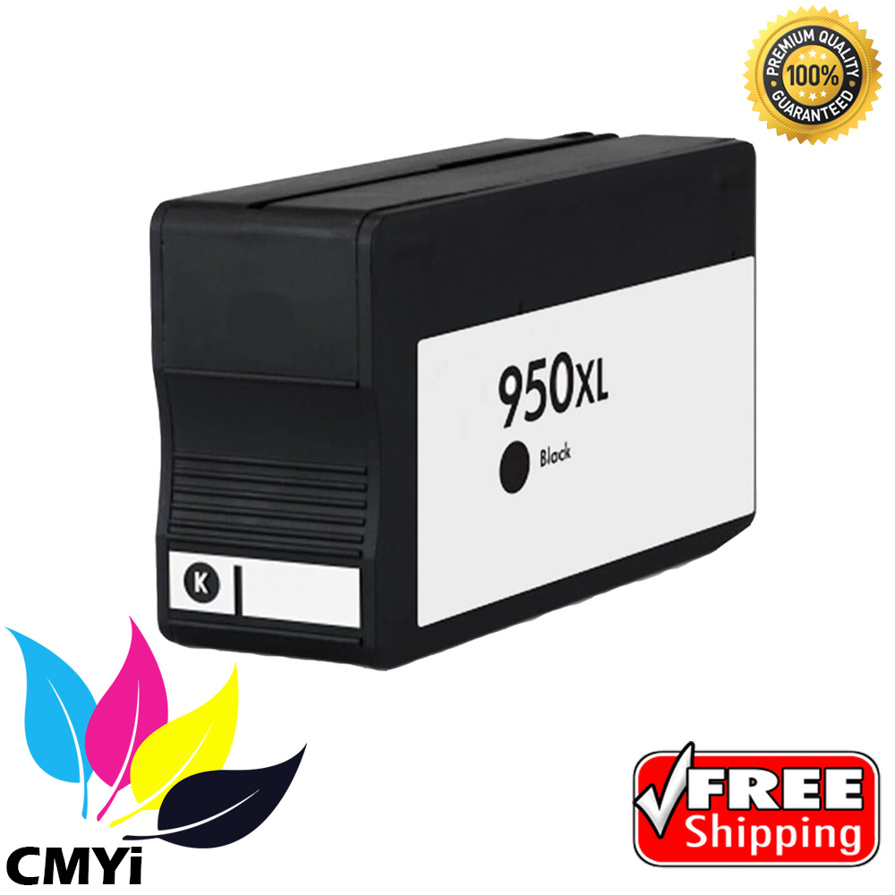 950XL 951XL Replacement Ink Cartridges for HP 950 951 XL Black Color ...