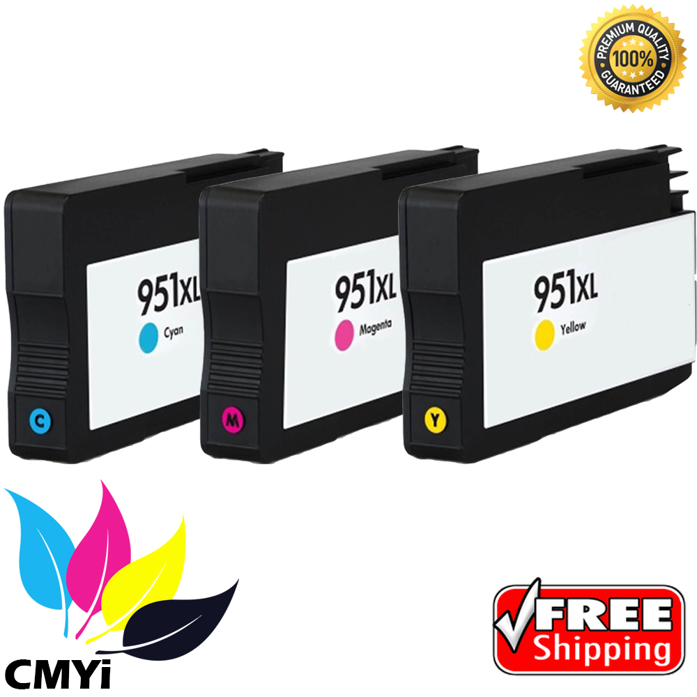 950XL 951XL Replacement Ink Cartridges for HP 950 951 XL Black Color ...