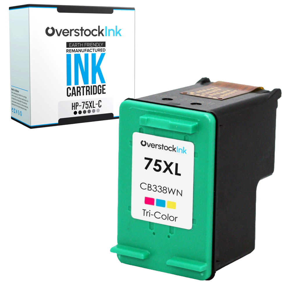 Compatible Ink Cartridge HP 74XL 75XL Black Color Combo Pack CB336WN ...
