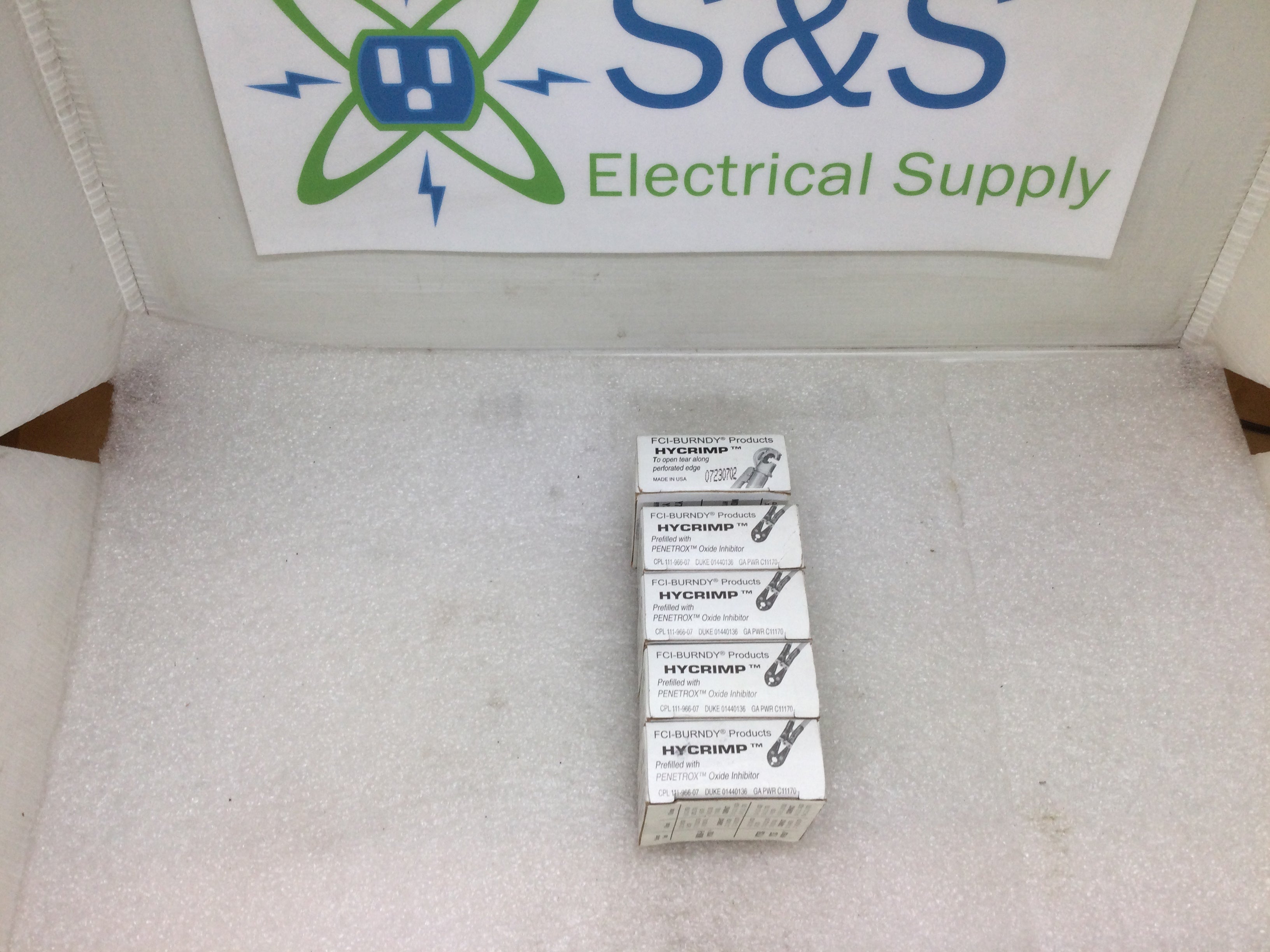 Burndy YHO-150 2/0 ALCU H-Crimp Connector Tap Connector (New: See ...