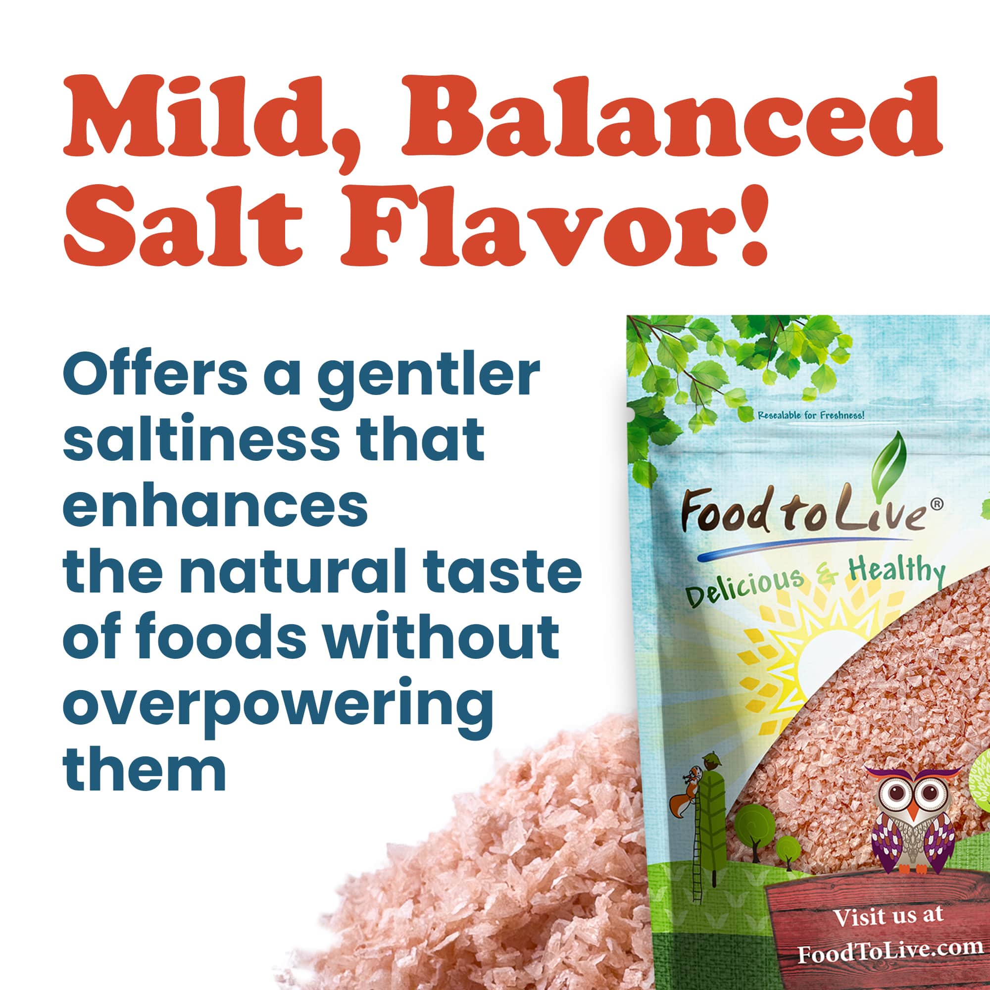 Himalayan Pink Salt Flakes – Flaky Salt Crystals, Pure, No Additives ...