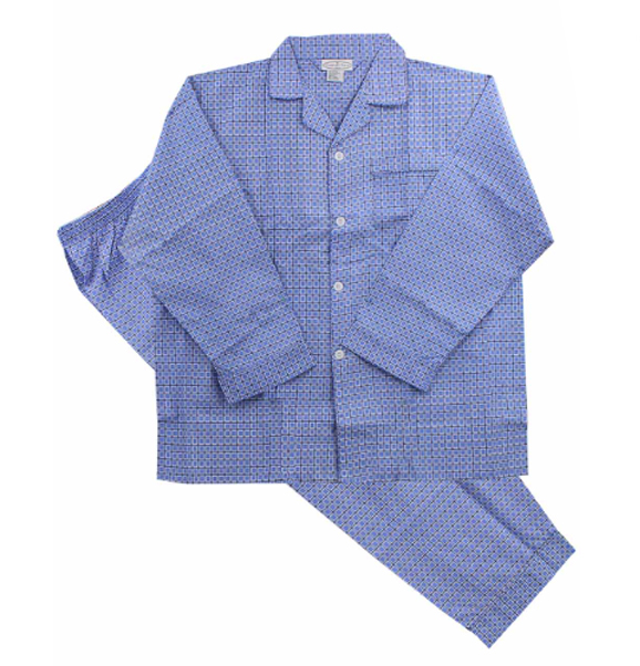 Men's 2 Piece Sleepwear Cotton Blend Button Up Waist Pajama Set | eBay