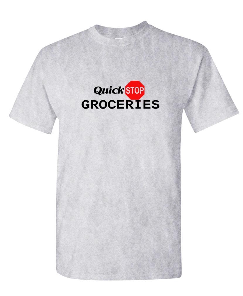 QUICK STOP GROCERIES - Unisex Cotton T-Shirt Tee Shirt | eBay
