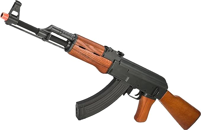 CYMA Full Size AK 47 Full Auto AEG Airsoft Rifle Metal Real Wood ...