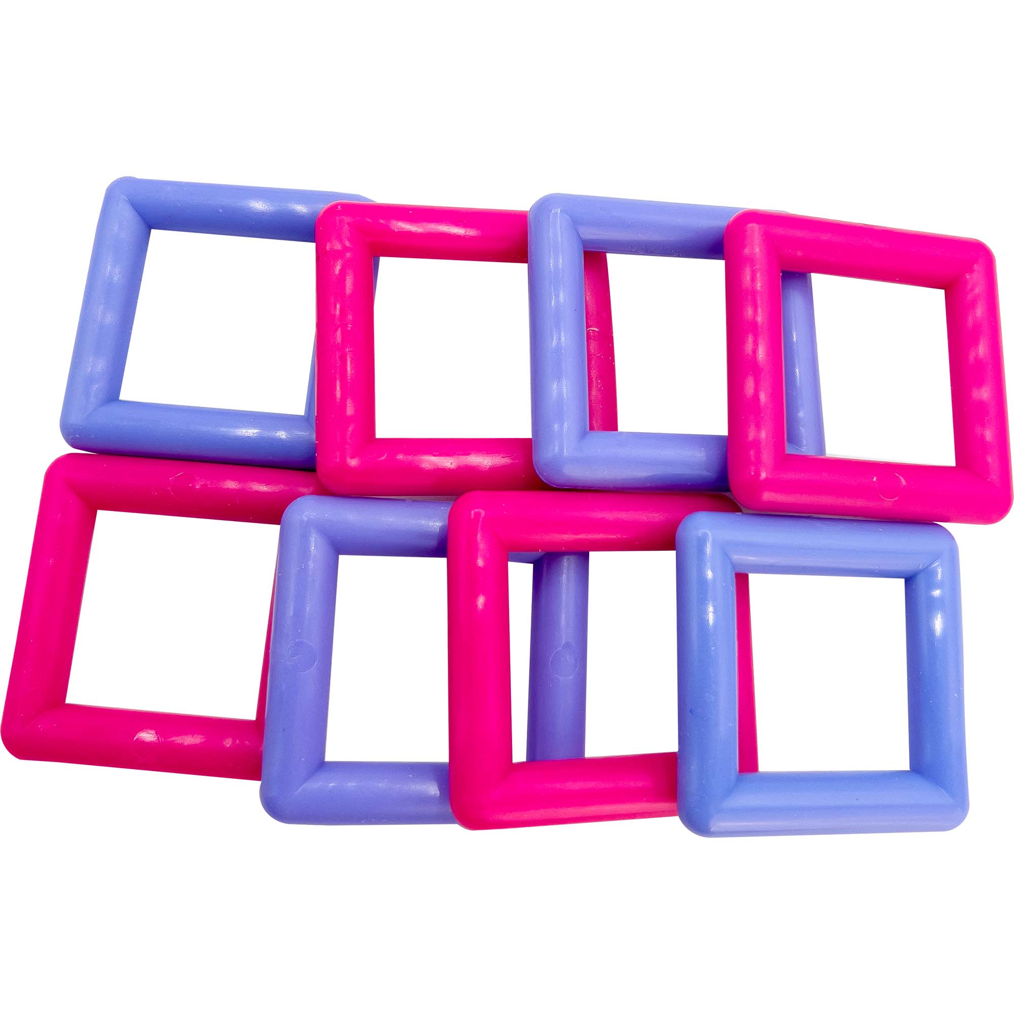 2112 Square Rings - Classic Colorful Durable Bird Foot Toys, Versatile ...