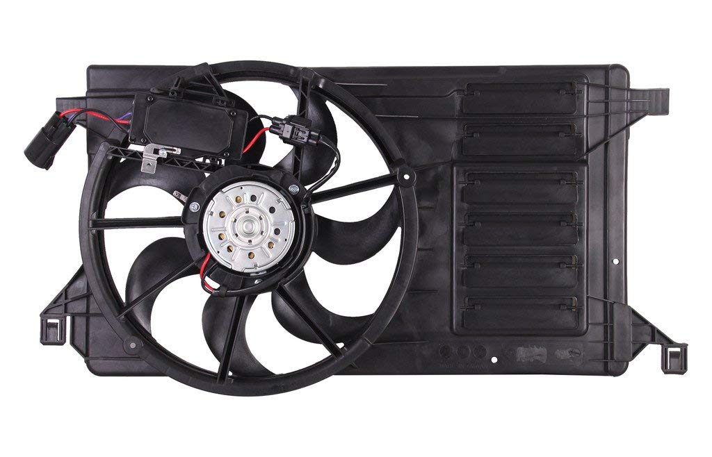 Dual Radiator Condenser Fan Fit LF8B15025H 10-13 Mazda3 2.0/2.5L ...