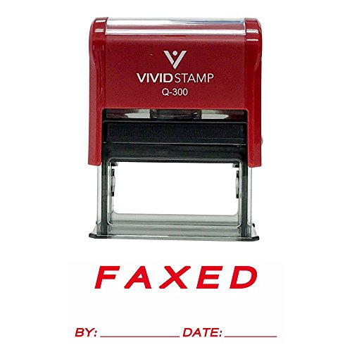 Faxed By Date Self Inking Rubber Stamp | eBay