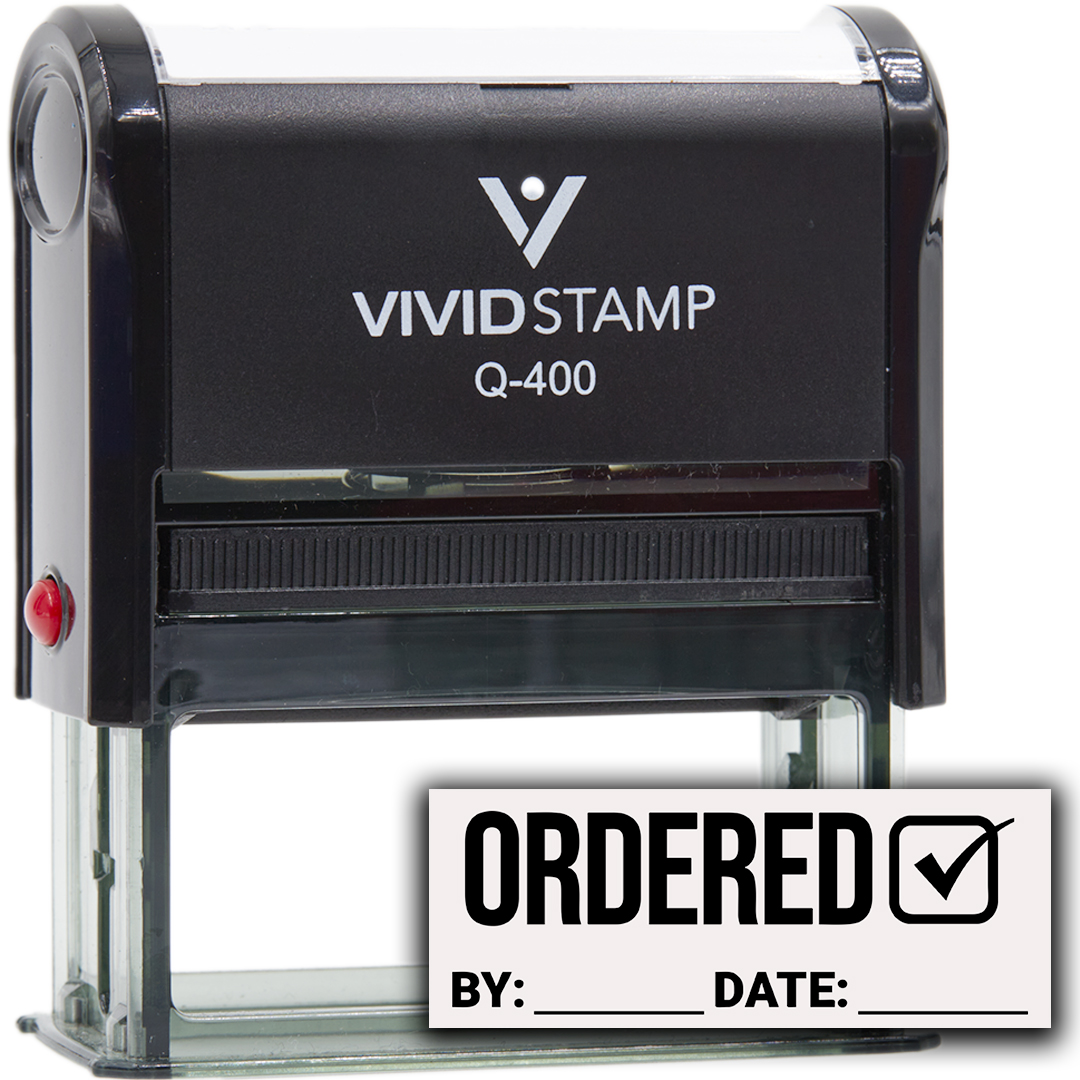 Ordered By Date (Order Complete) Self Inking Rubber Stamp | eBay