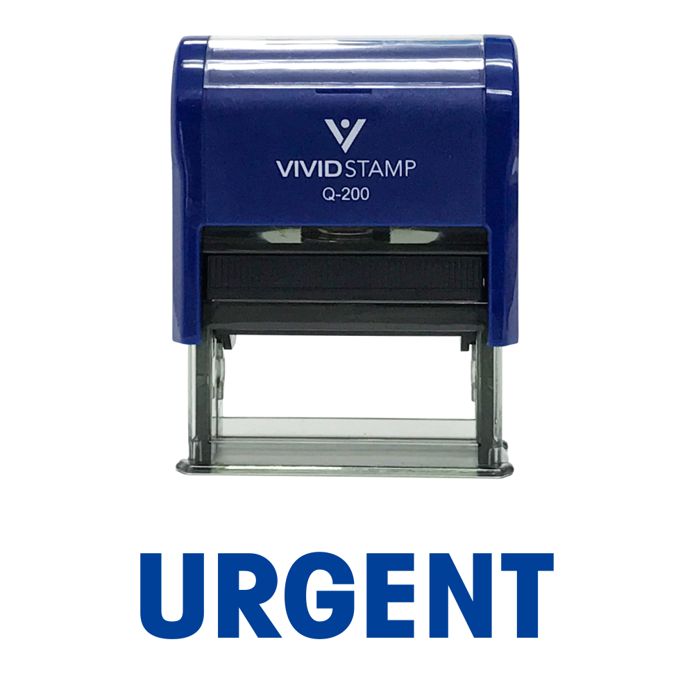 Basic Urgent Self Inking Rubber Stamp | eBay