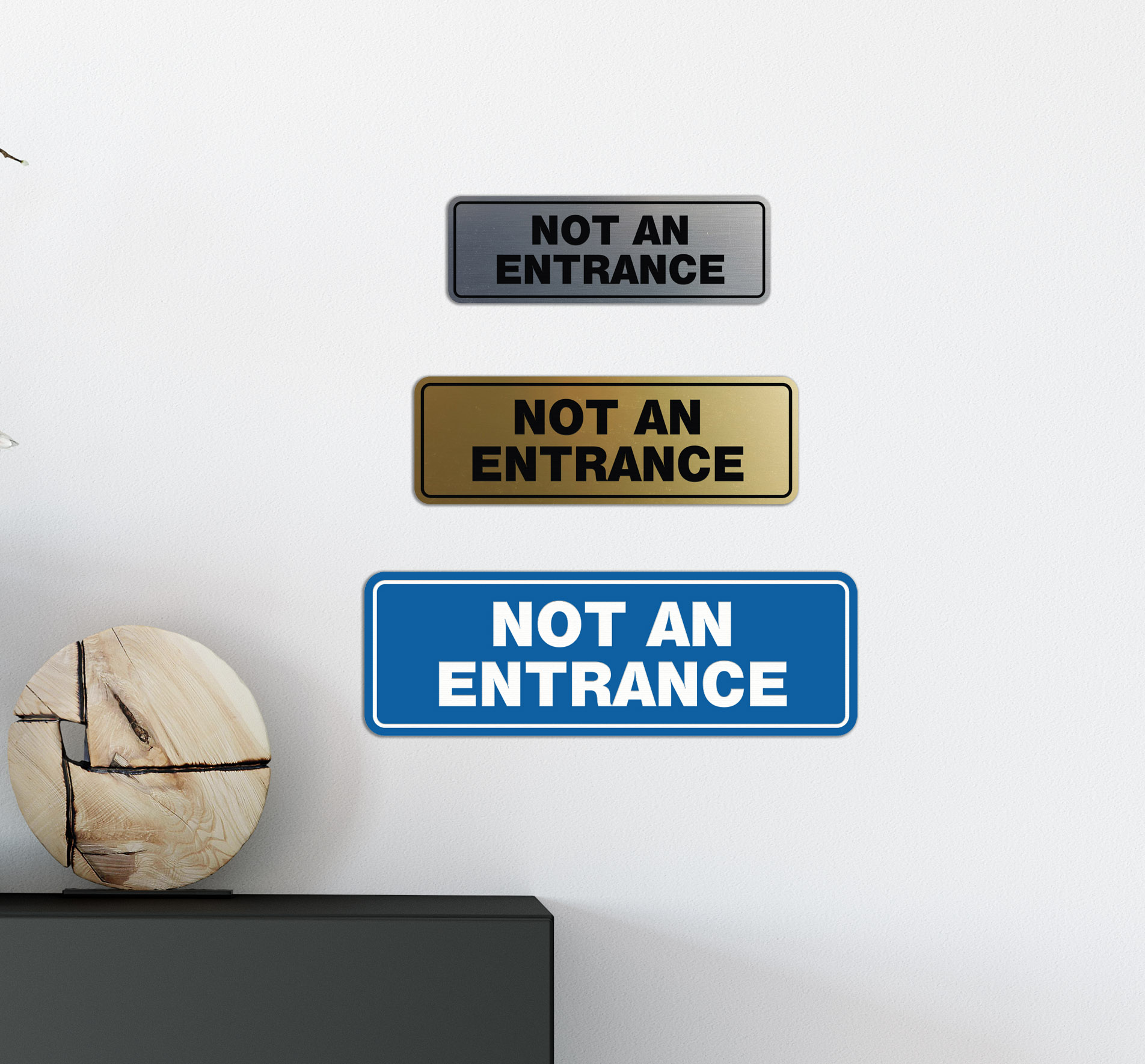 Standard Not An Entrance Sign | eBay