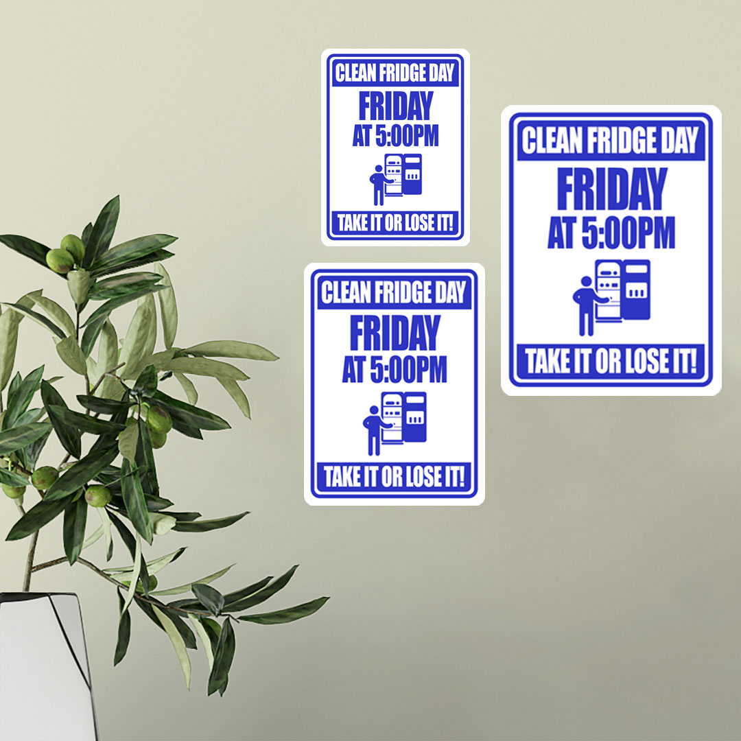 Portrait Round Plus Clean Fridge Day Friday At 5:00pm Take It Or Lose ...