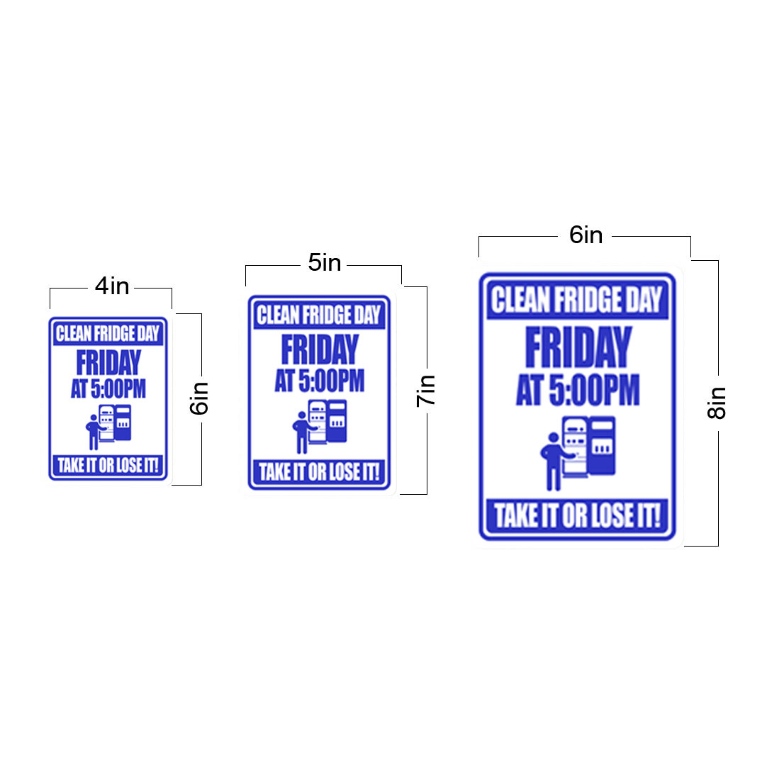Portrait Round Plus Clean Fridge Day Friday At 5:00pm Take It Or Lose ...