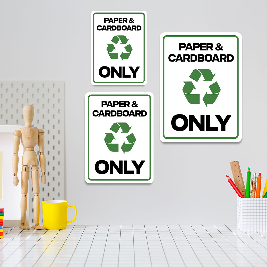 Portrait Round Plus Paper & Cardboard Only Wall or Door Sign | eBay