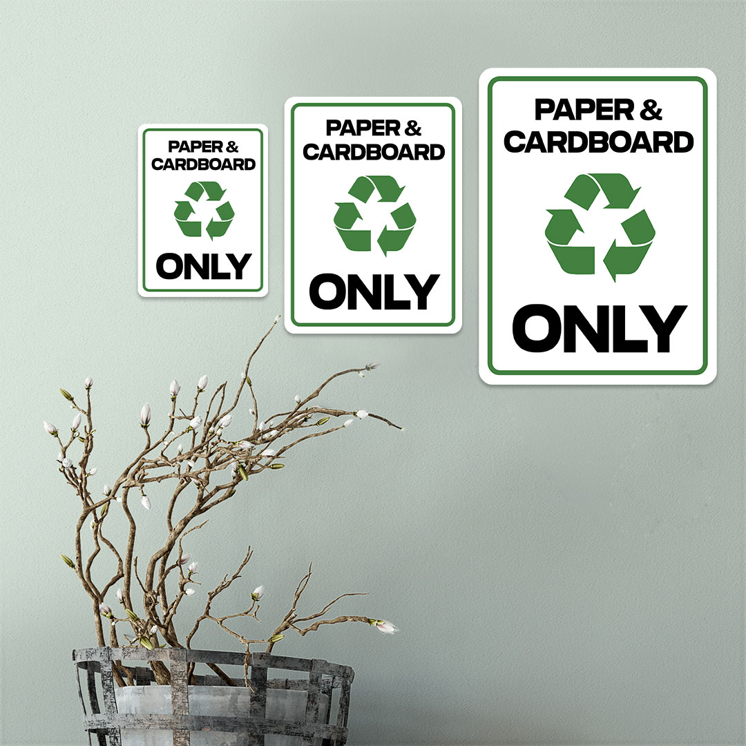 Portrait Round Plus Paper & Cardboard Only Wall or Door Sign | eBay