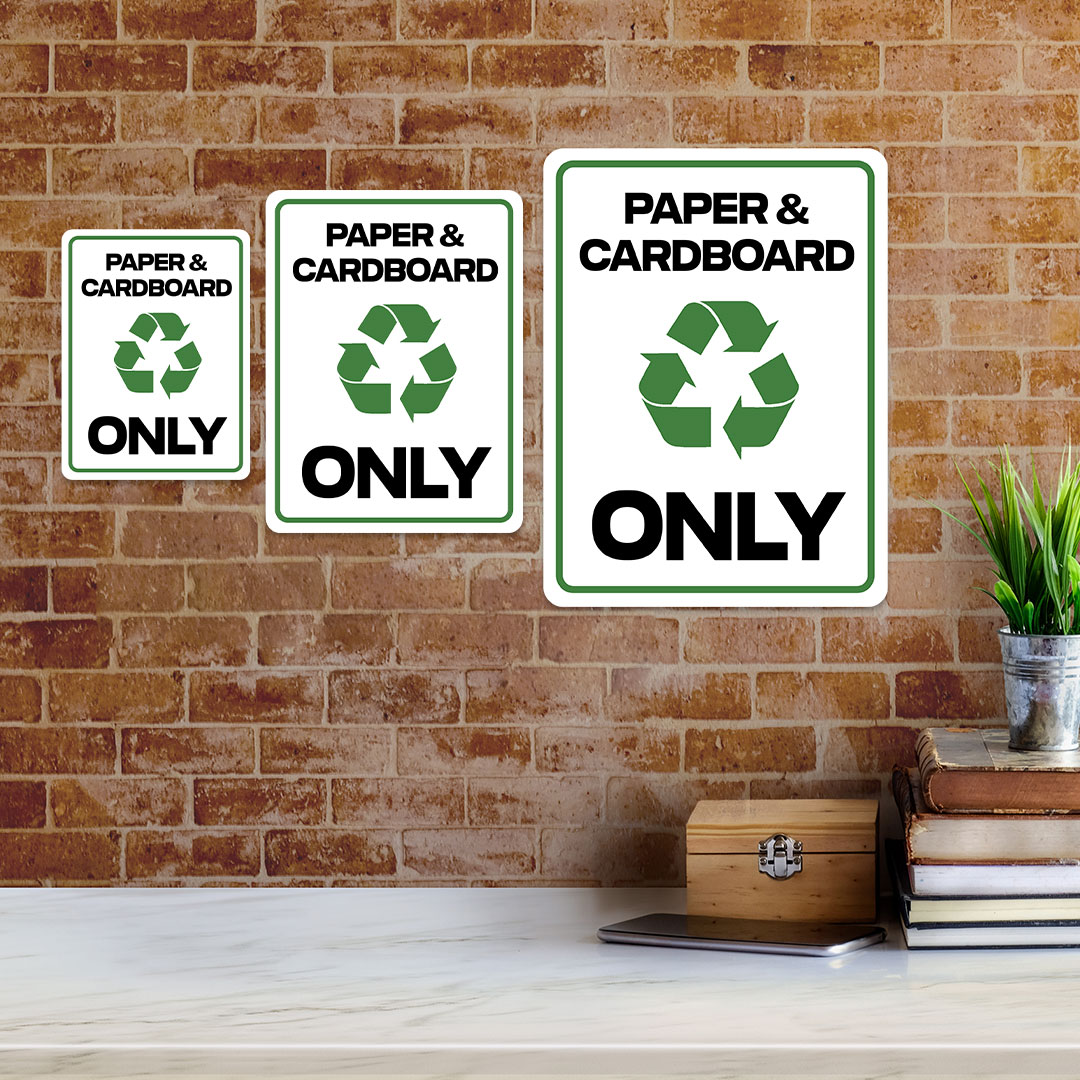 Portrait Round Plus Paper & Cardboard Only Wall or Door Sign | eBay