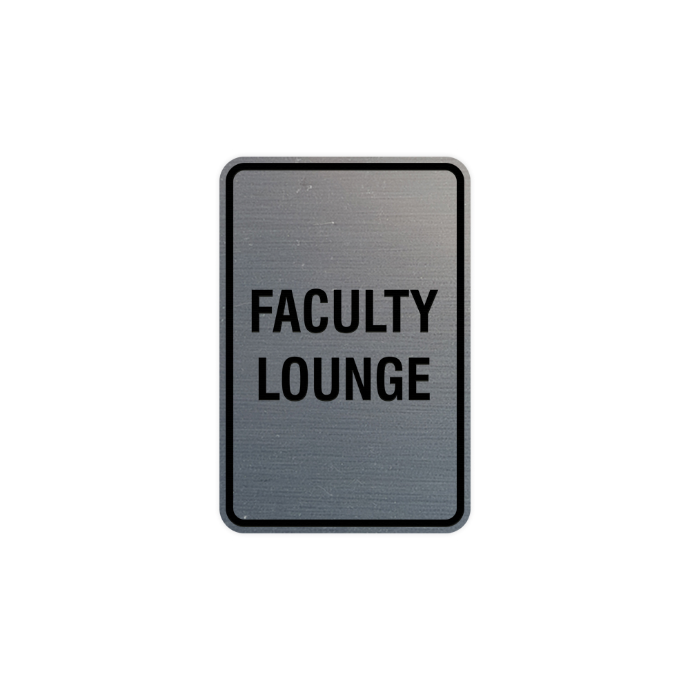 Portrait Round Faculty Lounge Sign | eBay