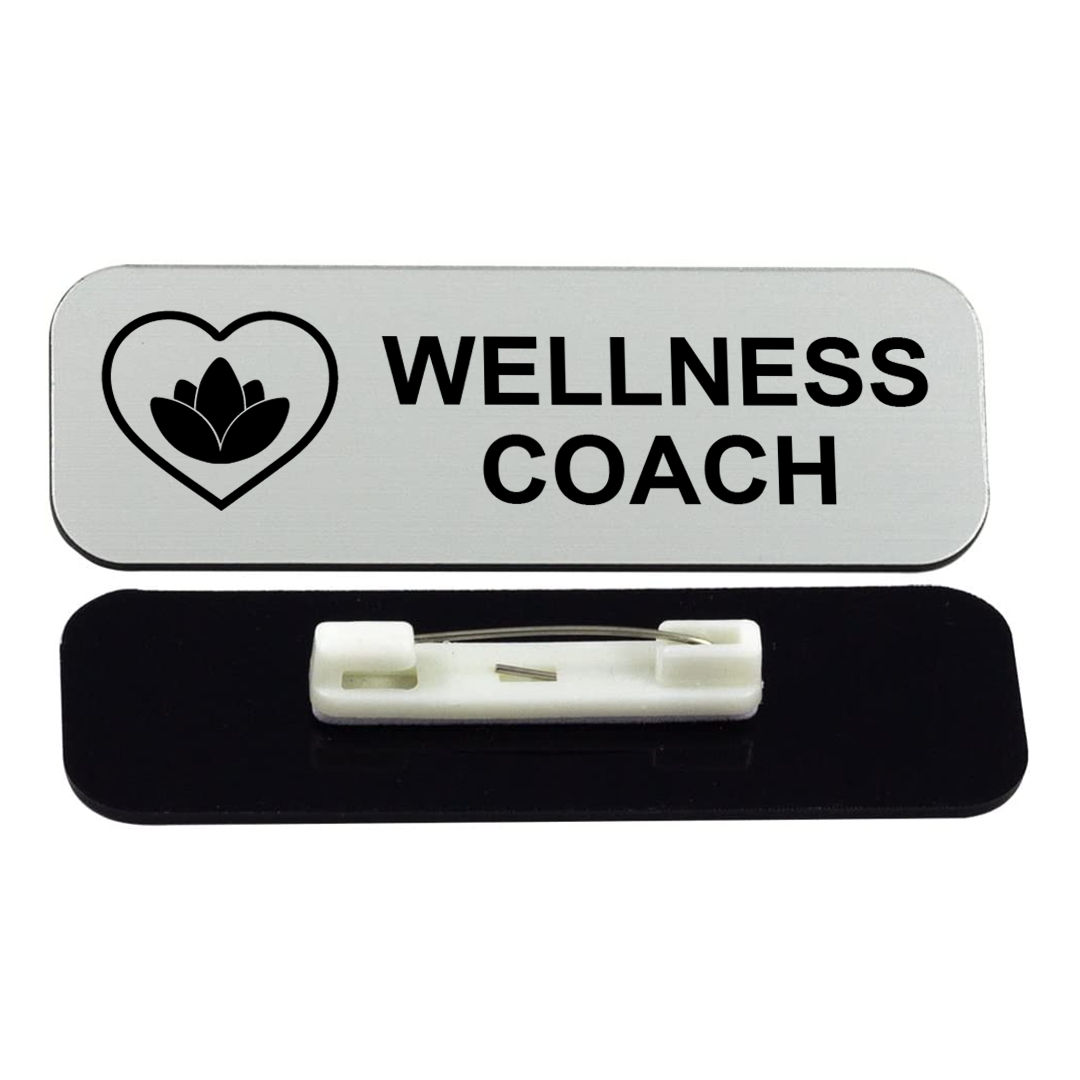 Signs ByLITA, Wellness Coach 1 x 3" Name Tag/Badge, (3 Pack) | eBay