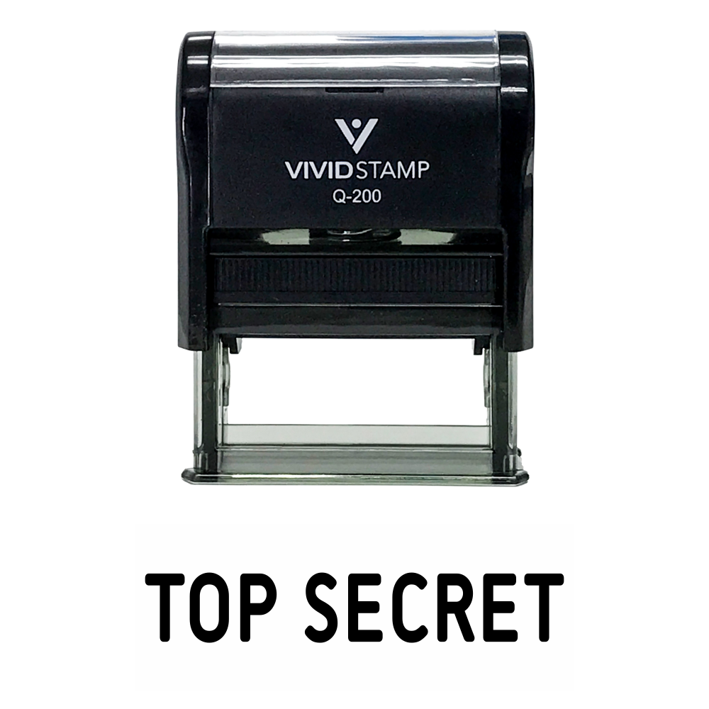 TOP SECRET Self Inking Rubber Stamp | eBay