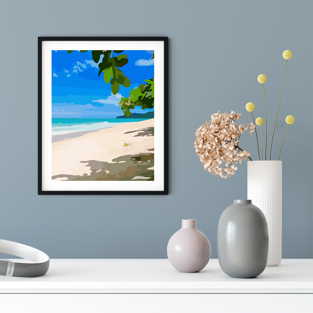 Tranquil Tropical Peace, Framed Print Sign | Holidays By The Sea ...