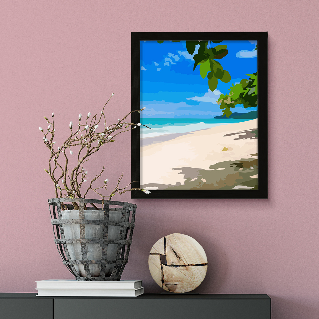 Tranquil Tropical Peace, Framed Print Sign | Holidays By The Sea ...