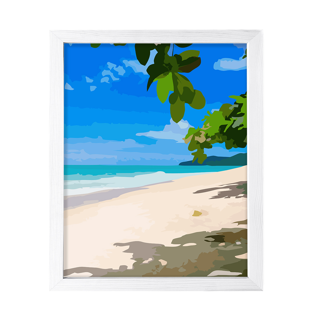 Tranquil Tropical Peace, Framed Print Sign | Holidays By The Sea ...