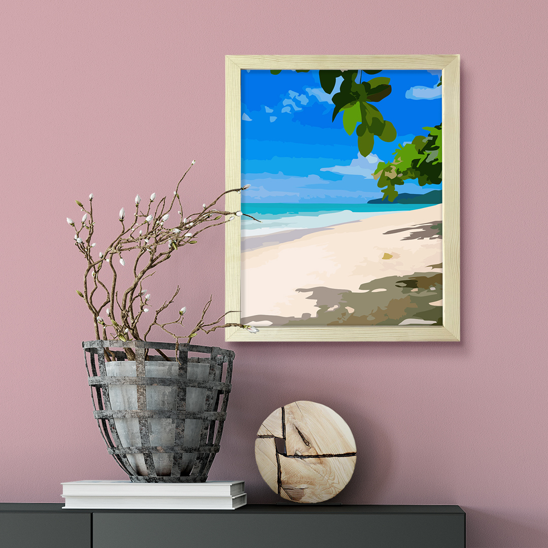 Tranquil Tropical Peace, Framed Print Sign | Holidays By The Sea ...