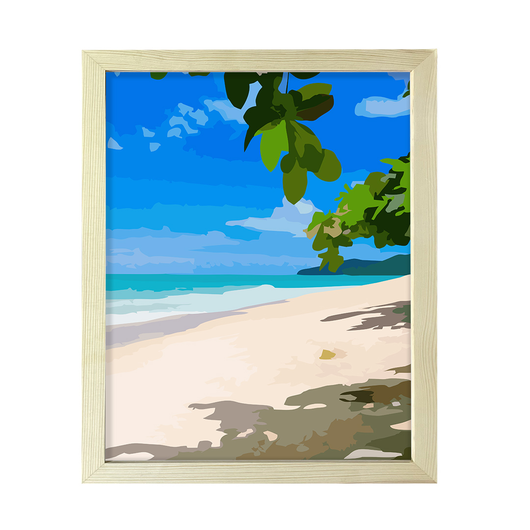 Tranquil Tropical Peace, Framed Print Sign | Holidays By The Sea ...