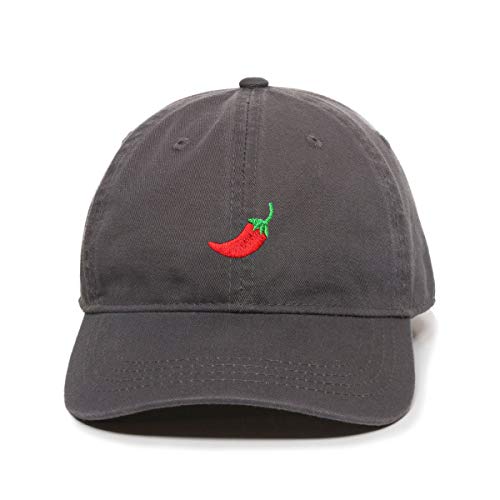 Red Chilli Pepper Baseball Cap Embroidered Cotton Adjustable Dad Hat | eBay