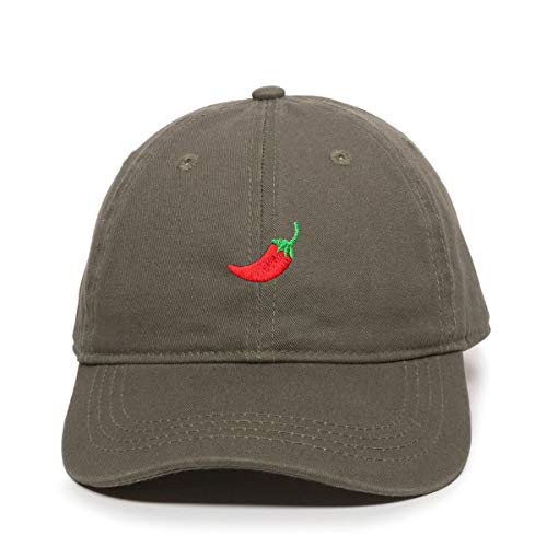 Red Chilli Pepper Baseball Cap Embroidered Cotton Adjustable Dad Hat | eBay