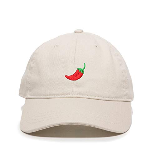 Red Chilli Pepper Baseball Cap Embroidered Cotton Adjustable Dad Hat | eBay