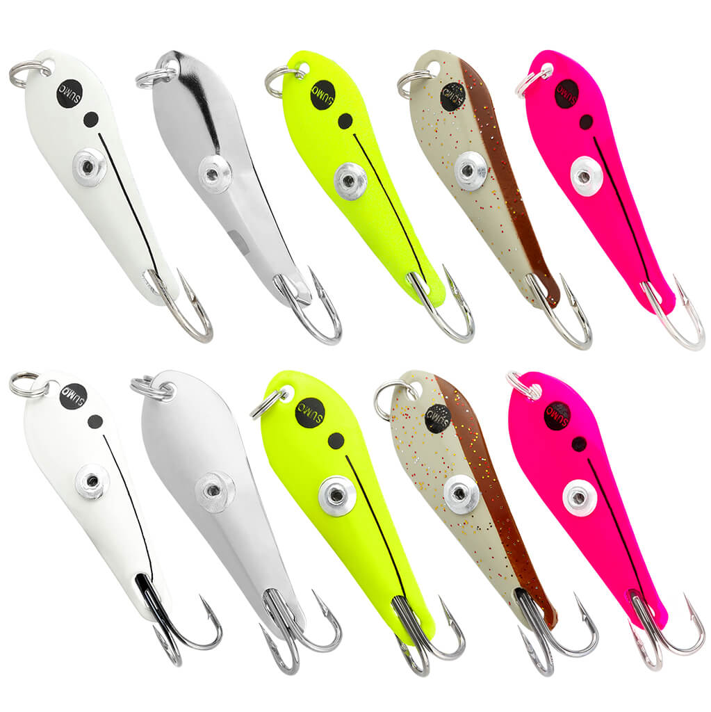 Sumo Spoons: Catfishing Bait Lure for Skipjack, White Bass, Striped ...