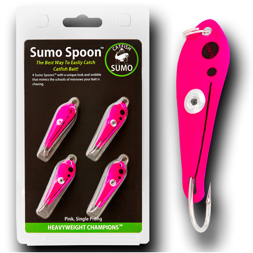 Sumo Spoons: Catfishing Bait Lure for Skipjack, White Bass, Striped ...