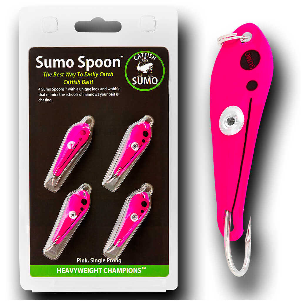 Sumo Spoons: Catfishing Bait Lure for Skipjack, White Bass, Striped ...