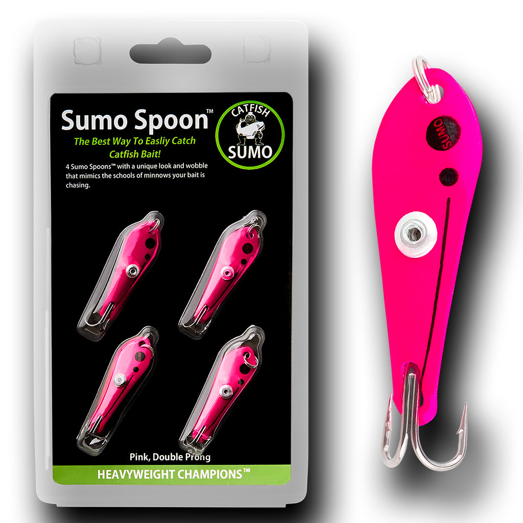 Sumo Spoons: Catfishing Bait Lure for Skipjack, White Bass, Striped ...