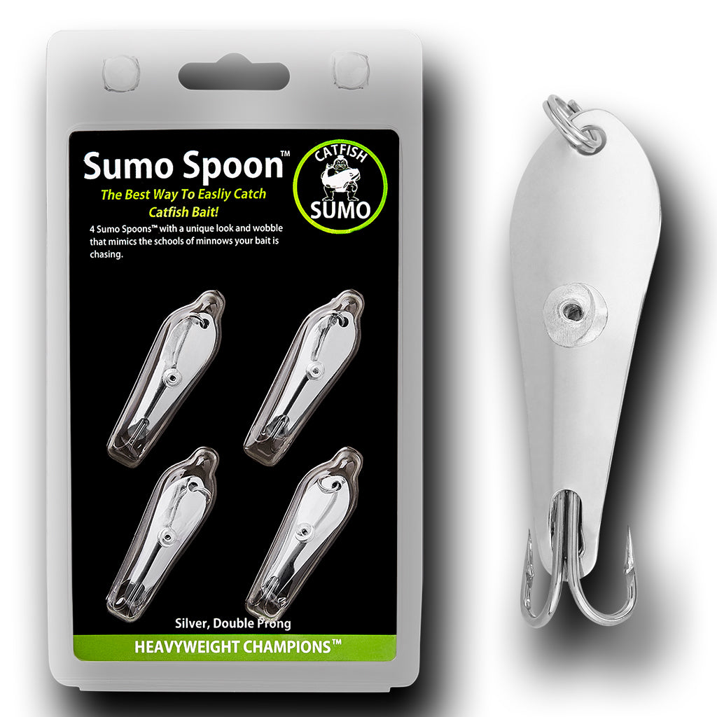 Sumo Spoons: Catfishing Bait Lure for Skipjack, White Bass, Striped ...