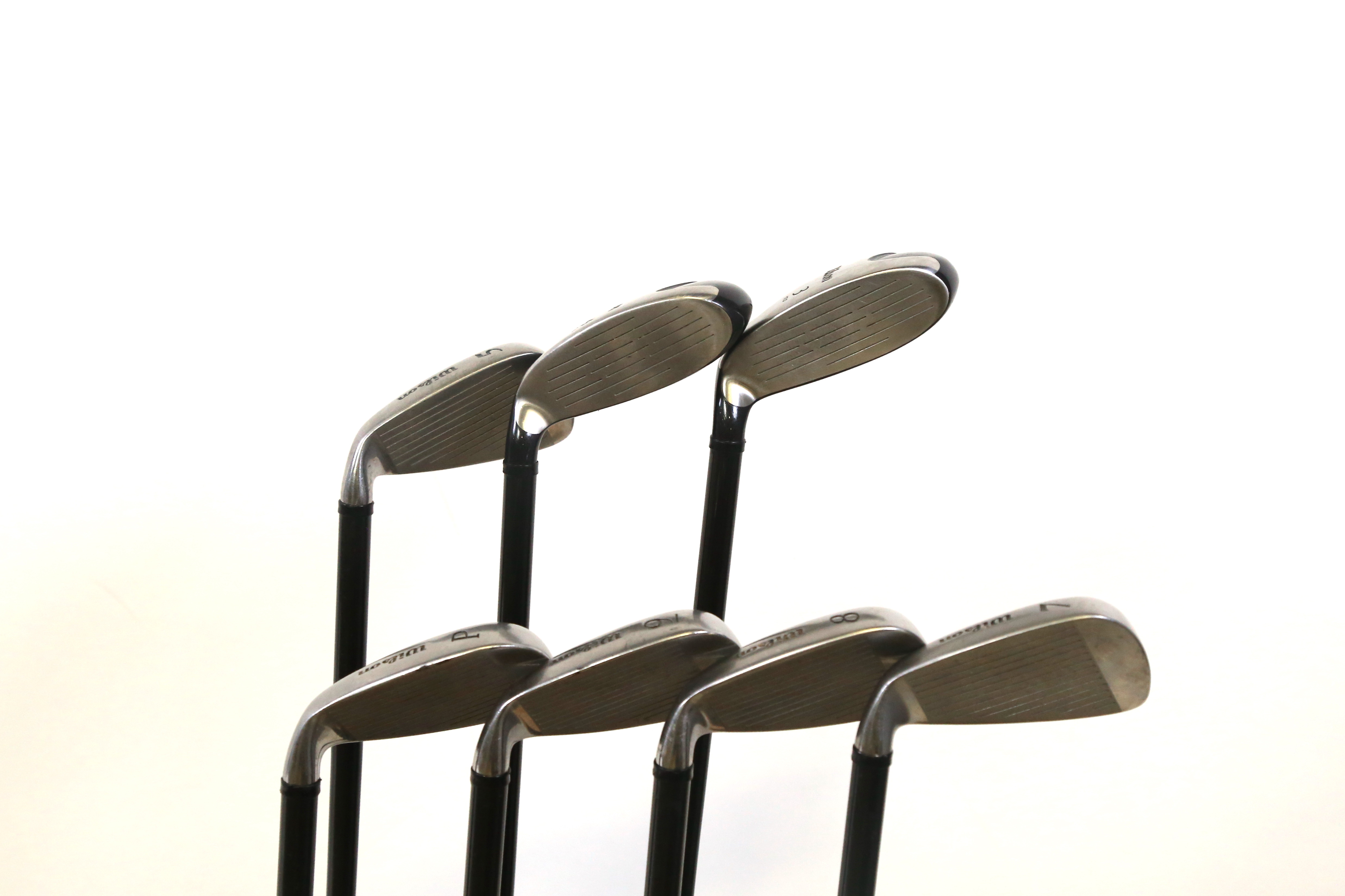 Wilson Fat Shaft III 5, 7-9 Iron 3-4 Hybrid Set RH FatShaft 500 ...