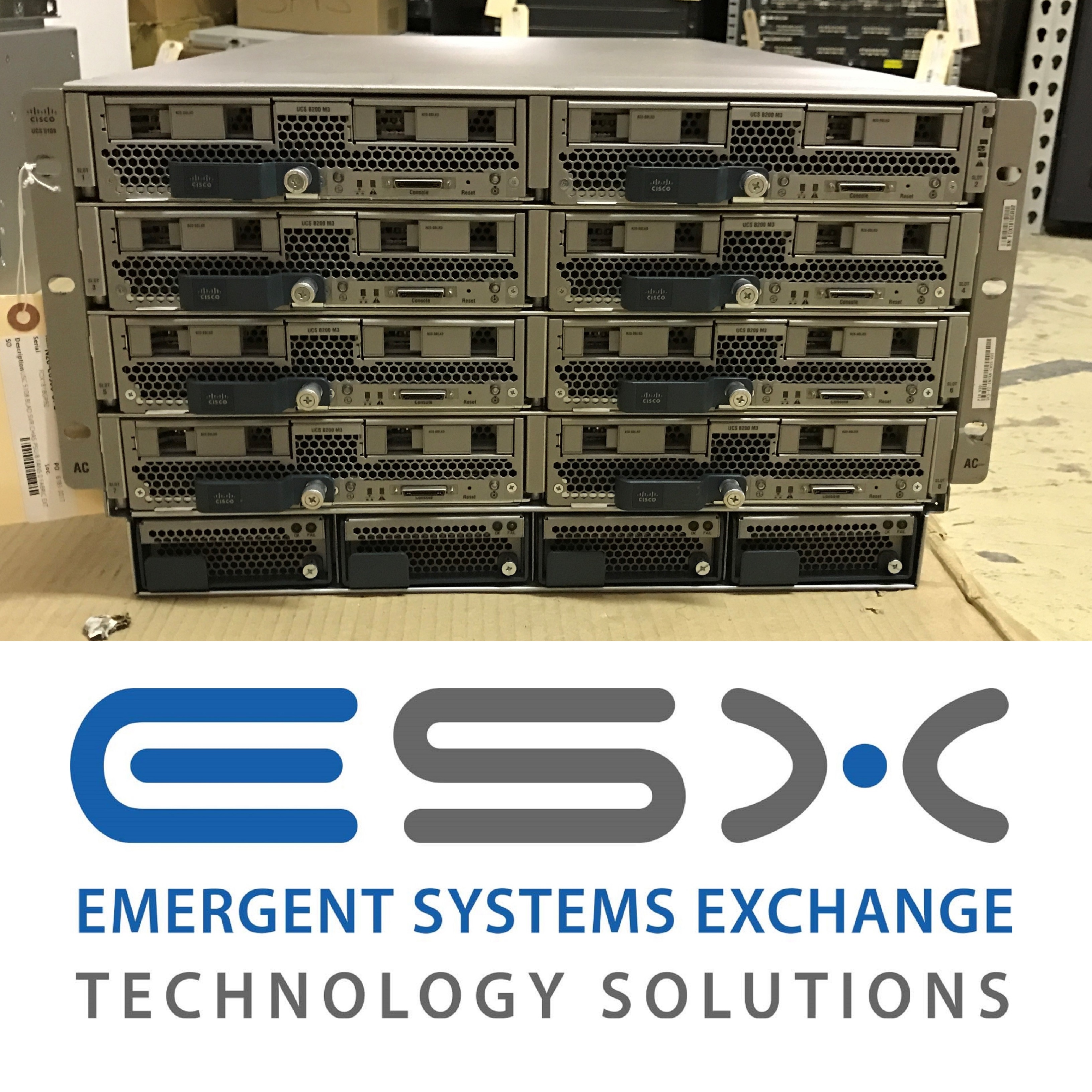 Cisco UCS 5108 Blade Chassis - 8x Fans, 4x PSU, No blade fillers N20 ...