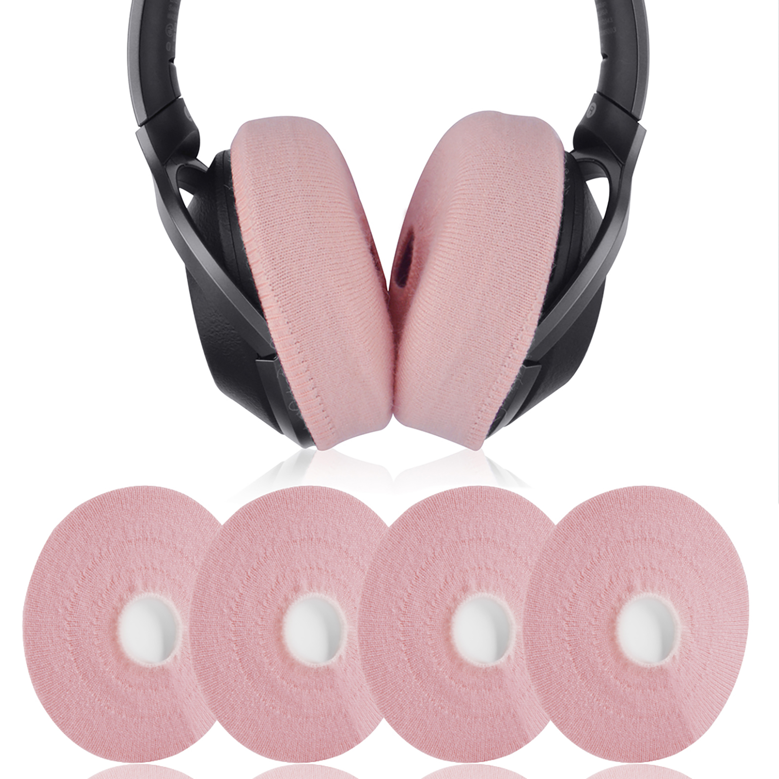 Geekria 2 Pairs Knit Fabric Headphone Covers Fits 3.14"-4.33" Headsets ...