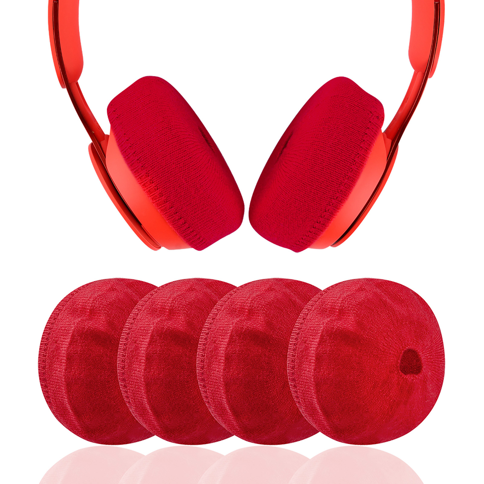 Geekria 2 Pairs Knit Fabric Headphone Covers Fits 1.57"-3.15" Headsets ...