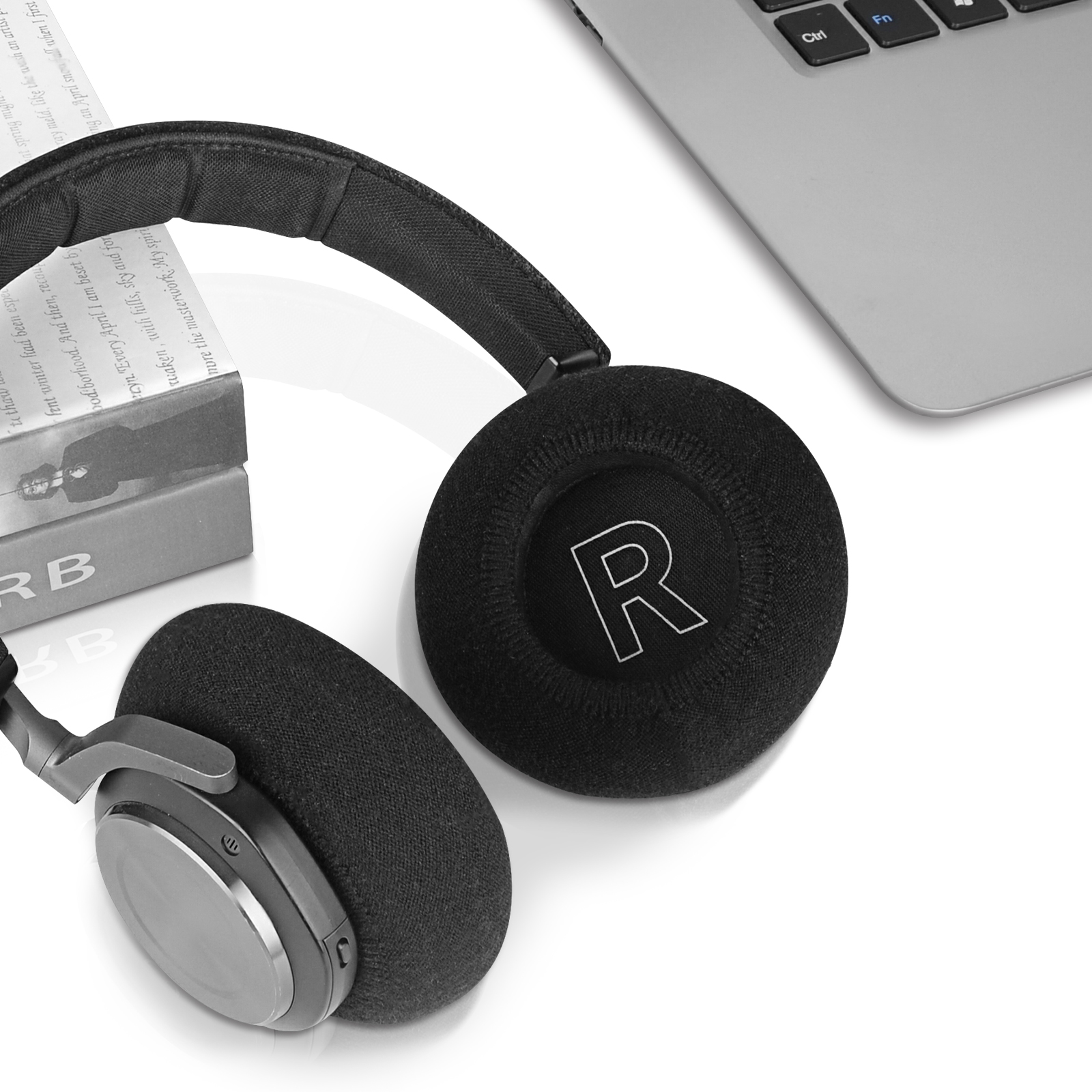 Geekria 2 Pairs Washable Headphone Covers Fits 3.14"-4.33" Headsets ...