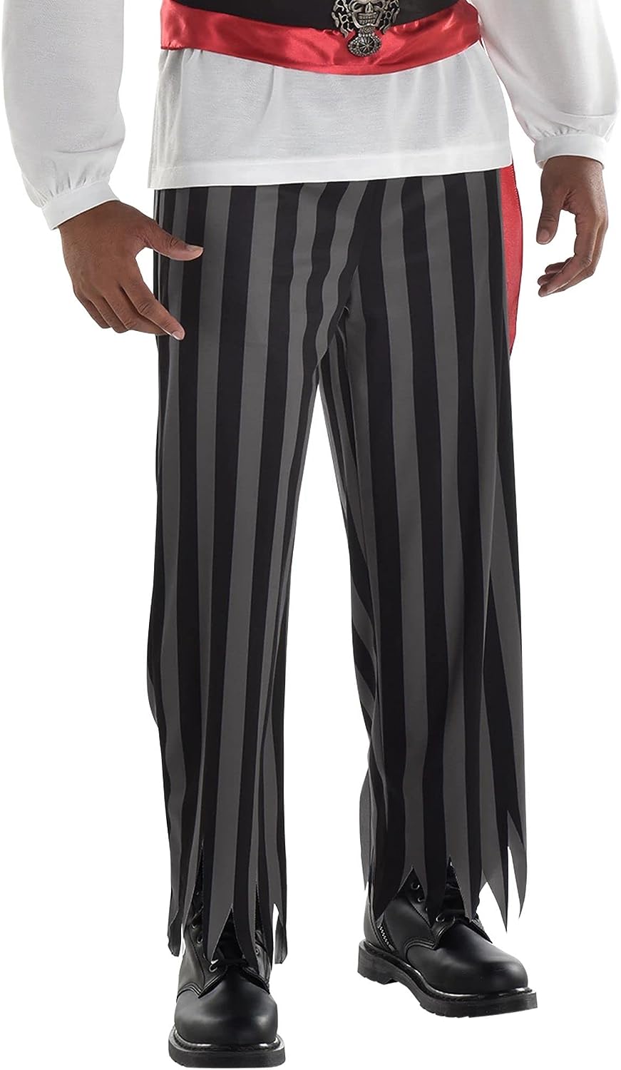 Pirate Pants Ahoy Matey Caribbean Captain Fancy Dress Up Halloween ...