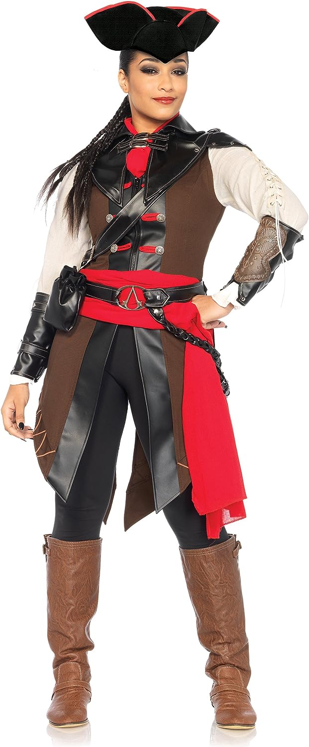 Aveline Assassin's Creed Video Game Fancy Dress Halloween Deluxe Adult ...