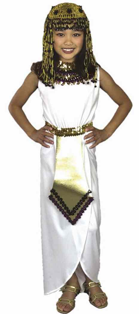 Cleopatra Egyptian Queen Nile Princess Fancy Dress Up Halloween Child ...