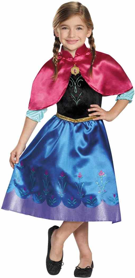 Anna Traveling Frozen Disney Princess Fancy Dress Up Halloween Child ...