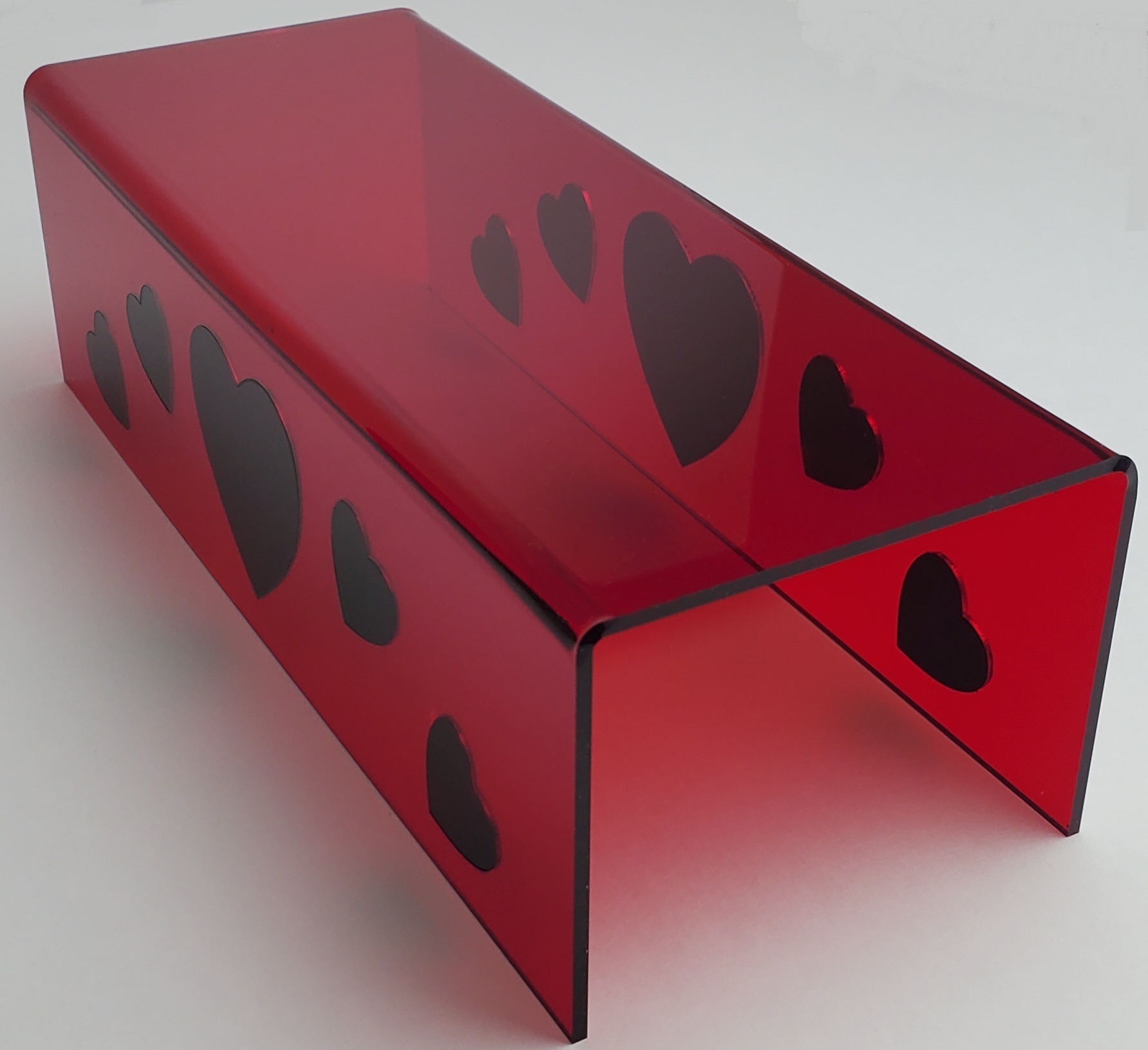 T'z Tagz Unique Valentine Decor Jewelry Display Stand Red with Black ...