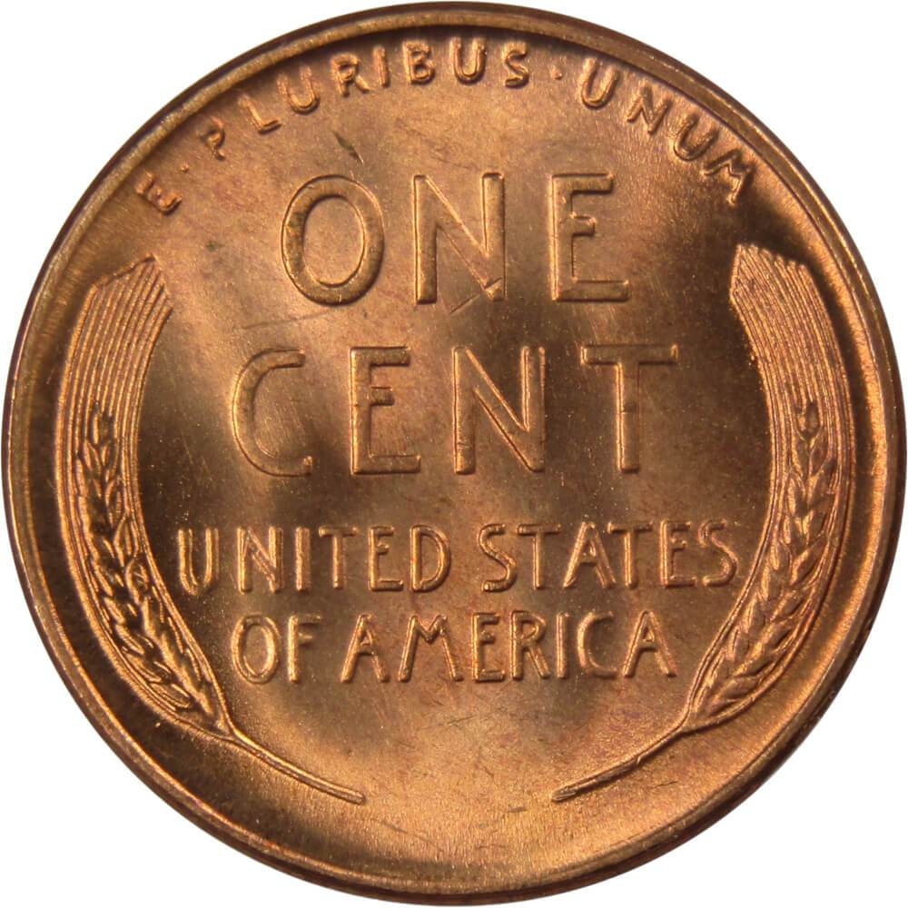 1947 D Lincoln Wheat Cent BU Uncirculated Mint State Bronze Penny 1c