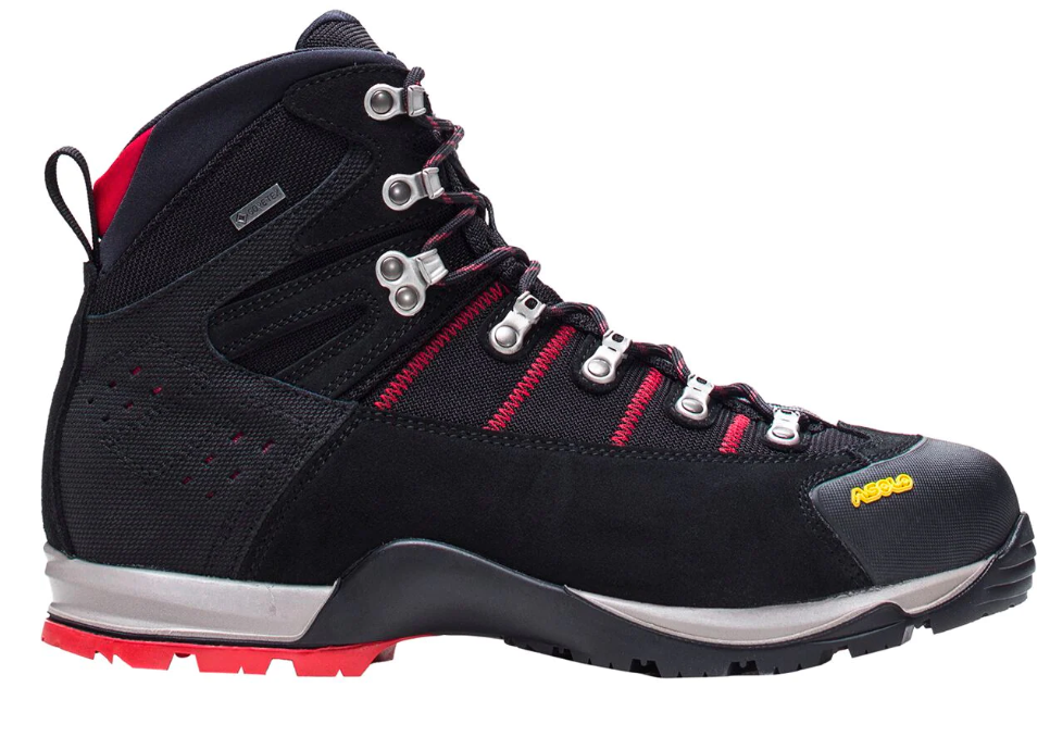 Asolo Fugitive GTX Wide Hiking Boot - Men's Black/Red 11.5 for sale ...