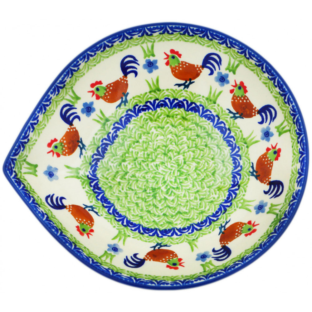 Polish Pottery Bowl 9" Rooster Strut UNIKAT | eBay