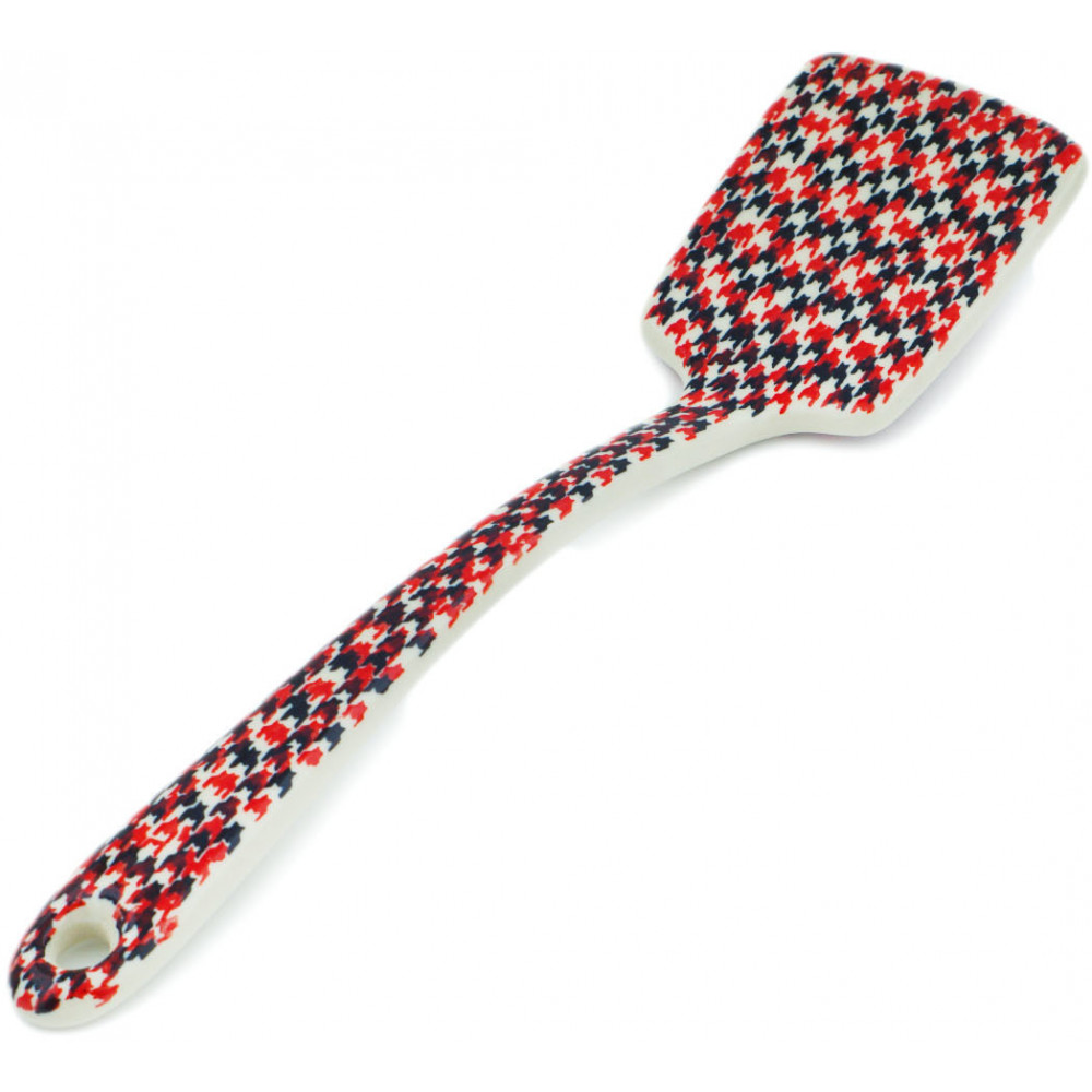Polish Pottery Spatula 12" Ceramika Artystyczna Bold Houndstooth | eBay